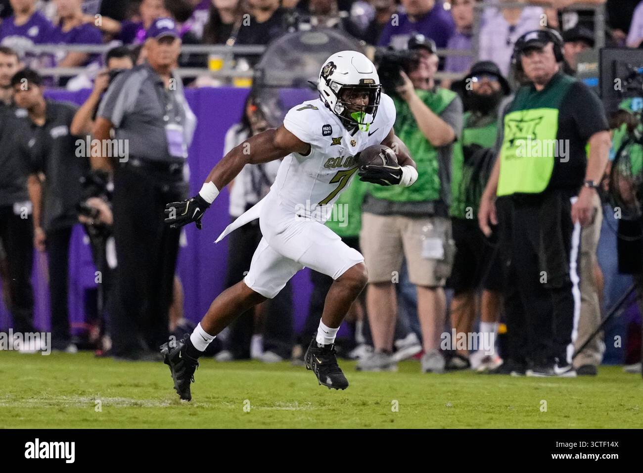 Colorado running back Dallan Hayden (7) runs the ball during an NCAA ...