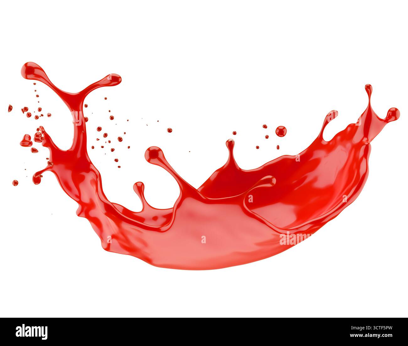 Juice stain on white Cut Out Stock Images & Pictures - Alamy