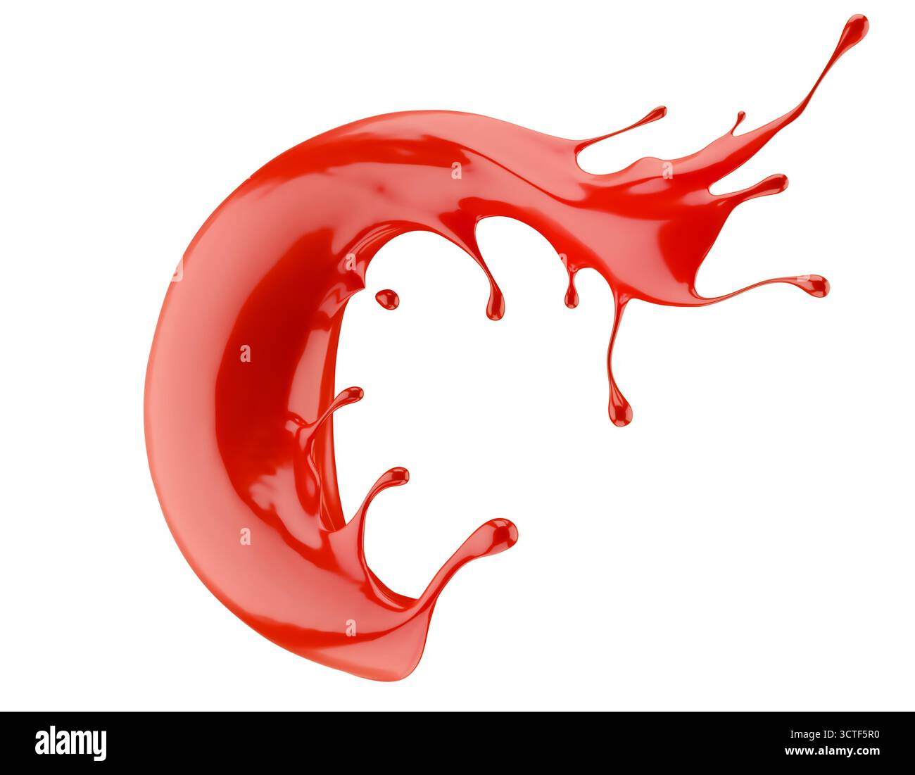 Juice stain on white Cut Out Stock Images & Pictures - Alamy