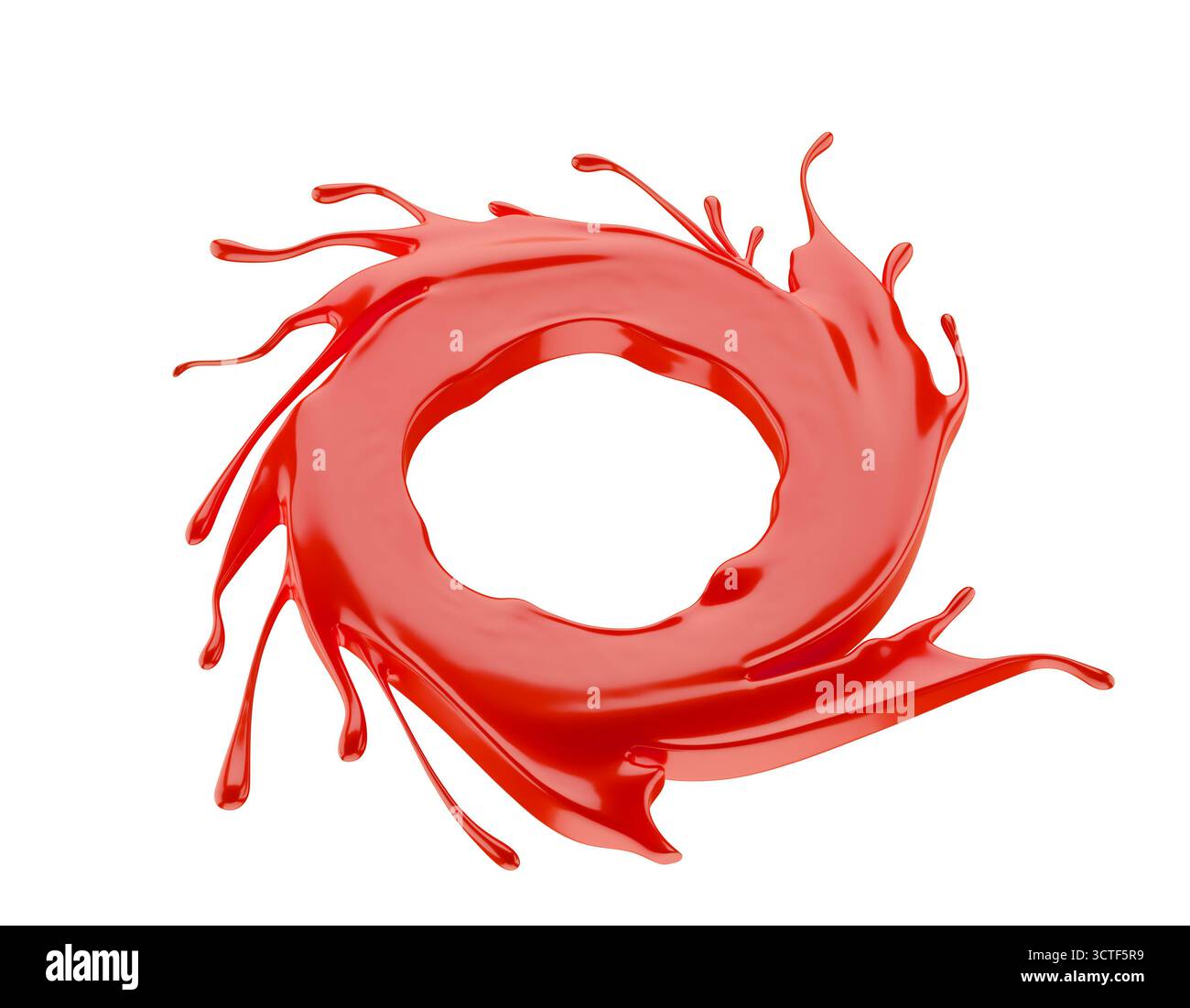 Juice stain on white Cut Out Stock Images & Pictures - Alamy