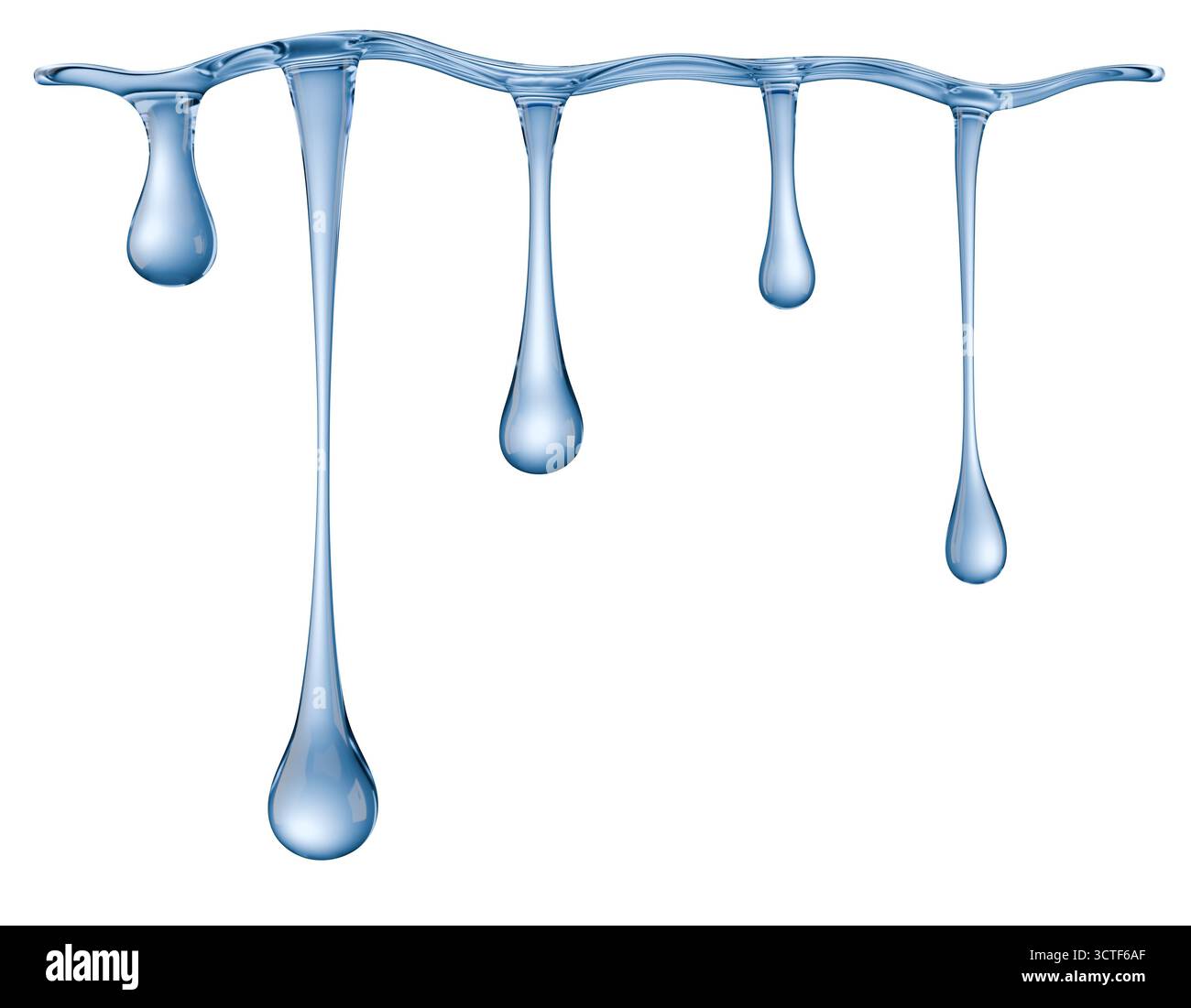 Water dripping to ice Cut Out Stock Images & Pictures - Alamy
