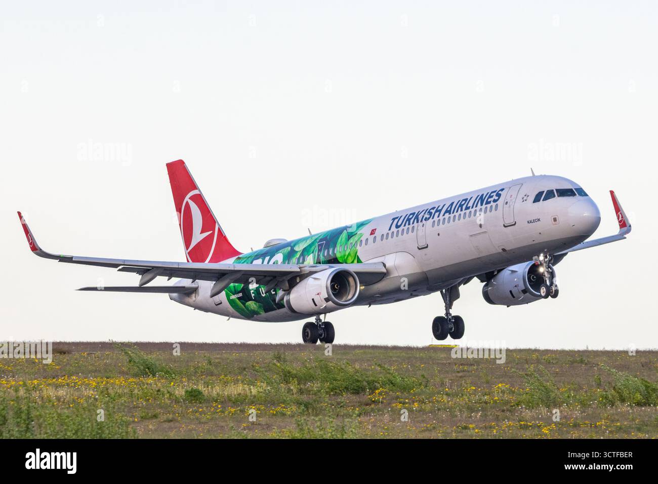 Turkish Airlines Airbus a 321 Stock Photo - Alamy
