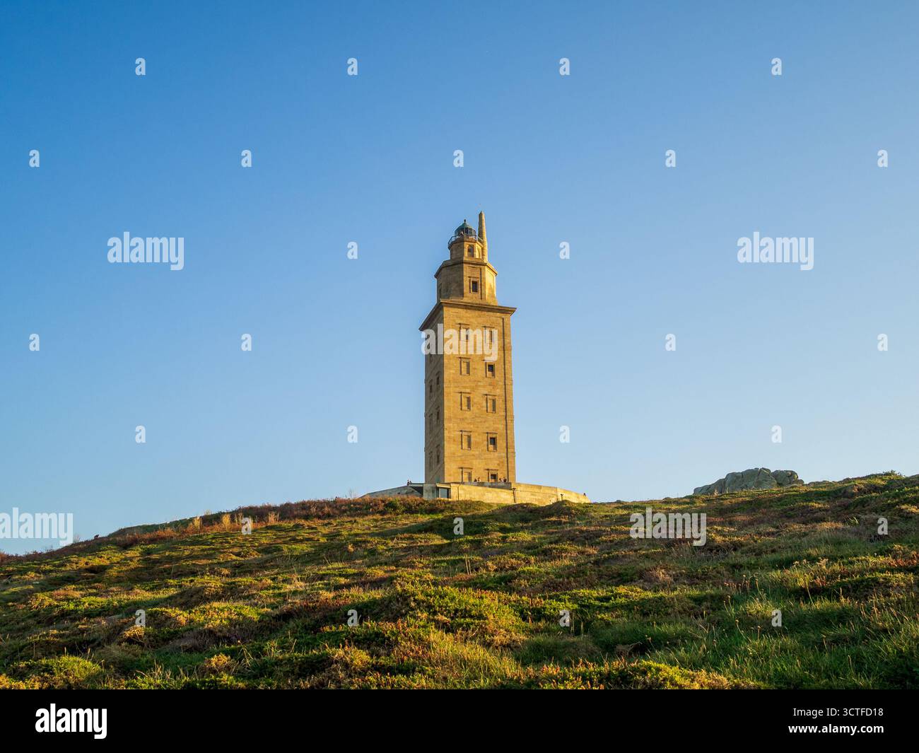 Tower hercules above green hi-res stock photography and images - Alamy