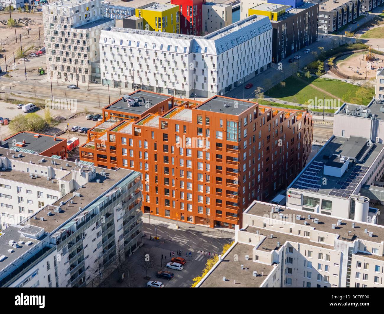 New apartment buildings in Helsinki, Finland Stock Photo - Alamy