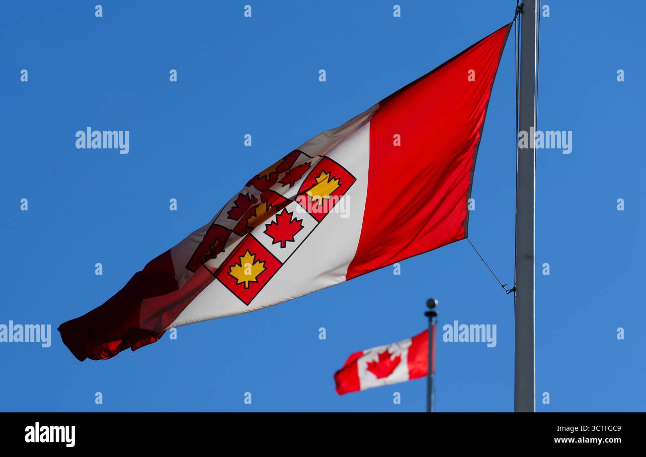 The Supreme Court flag flies at the Supreme Court of Canada in Ottawa ...