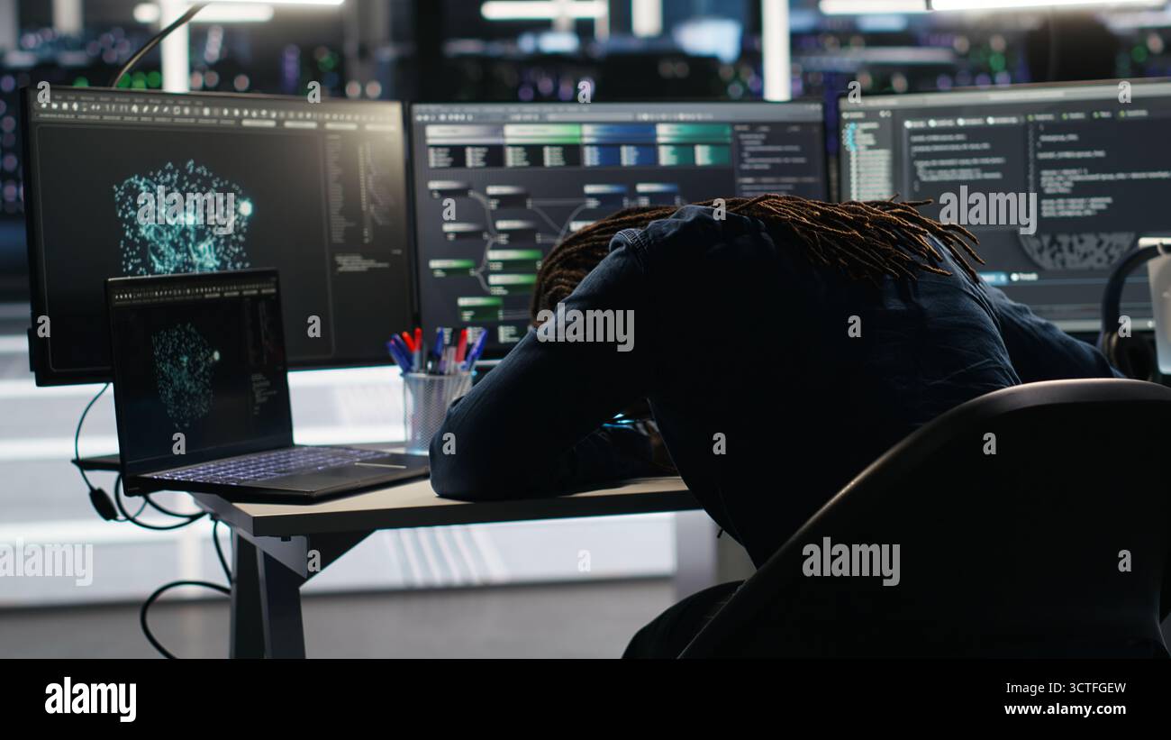 Irked data center admin hi-res stock photography and images - Alamy