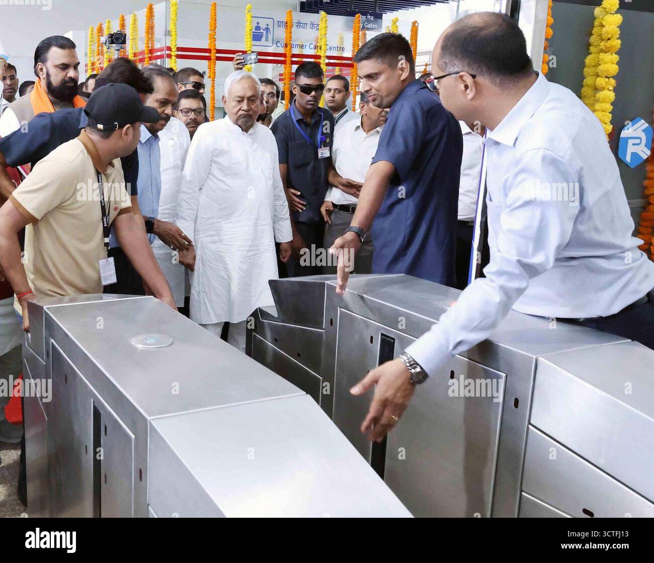 PATNA, INDIA - OCTOBER 6: Bihar Chief Minister Nitish Kumar during the ...