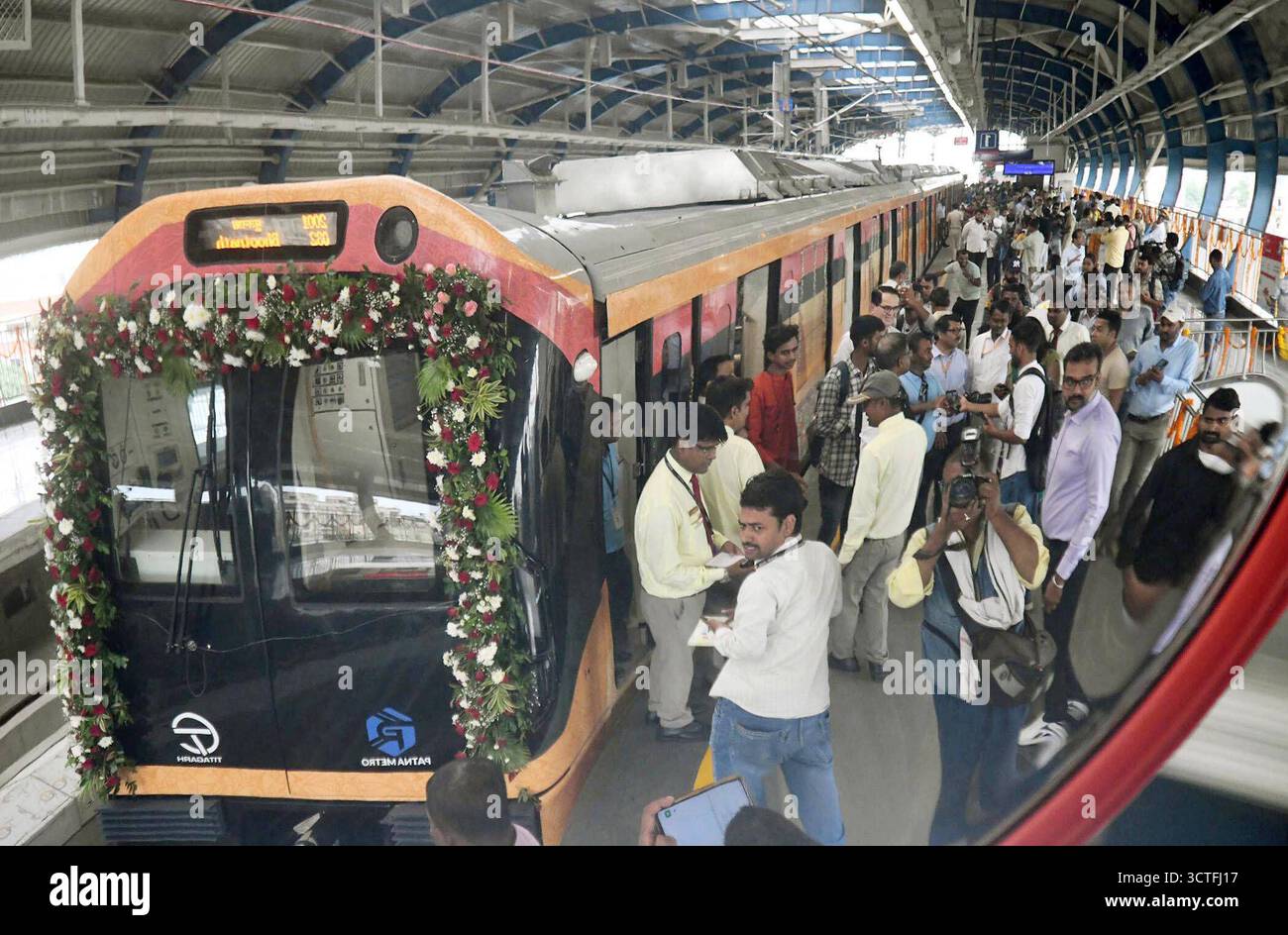 PATNA, INDIA - OCTOBER 6: Passengers gather for travel after ...