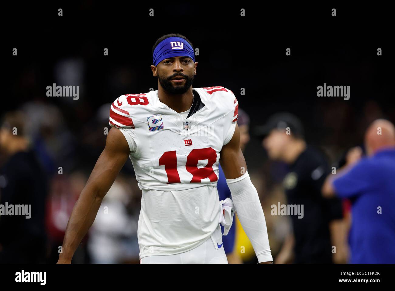 New York Giants wide receiver Darius Slayton before an NFL football ...