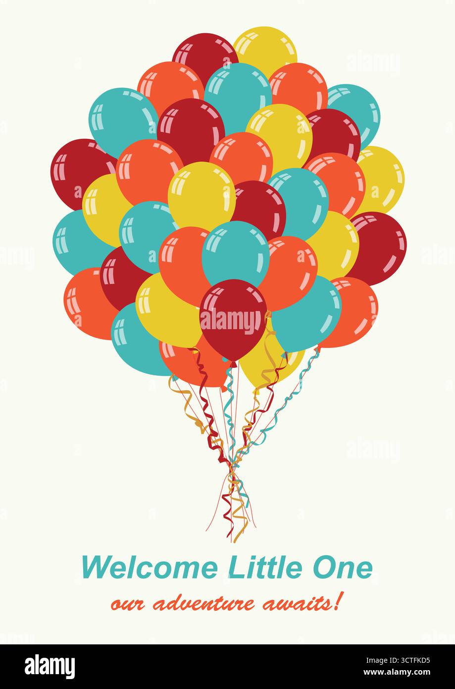 Baby shower guest book poster template on white background. Vector ...