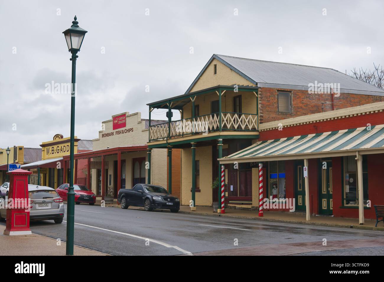Chiltern, Victoria, Australia - 27 August 2025: Row of heritage ...