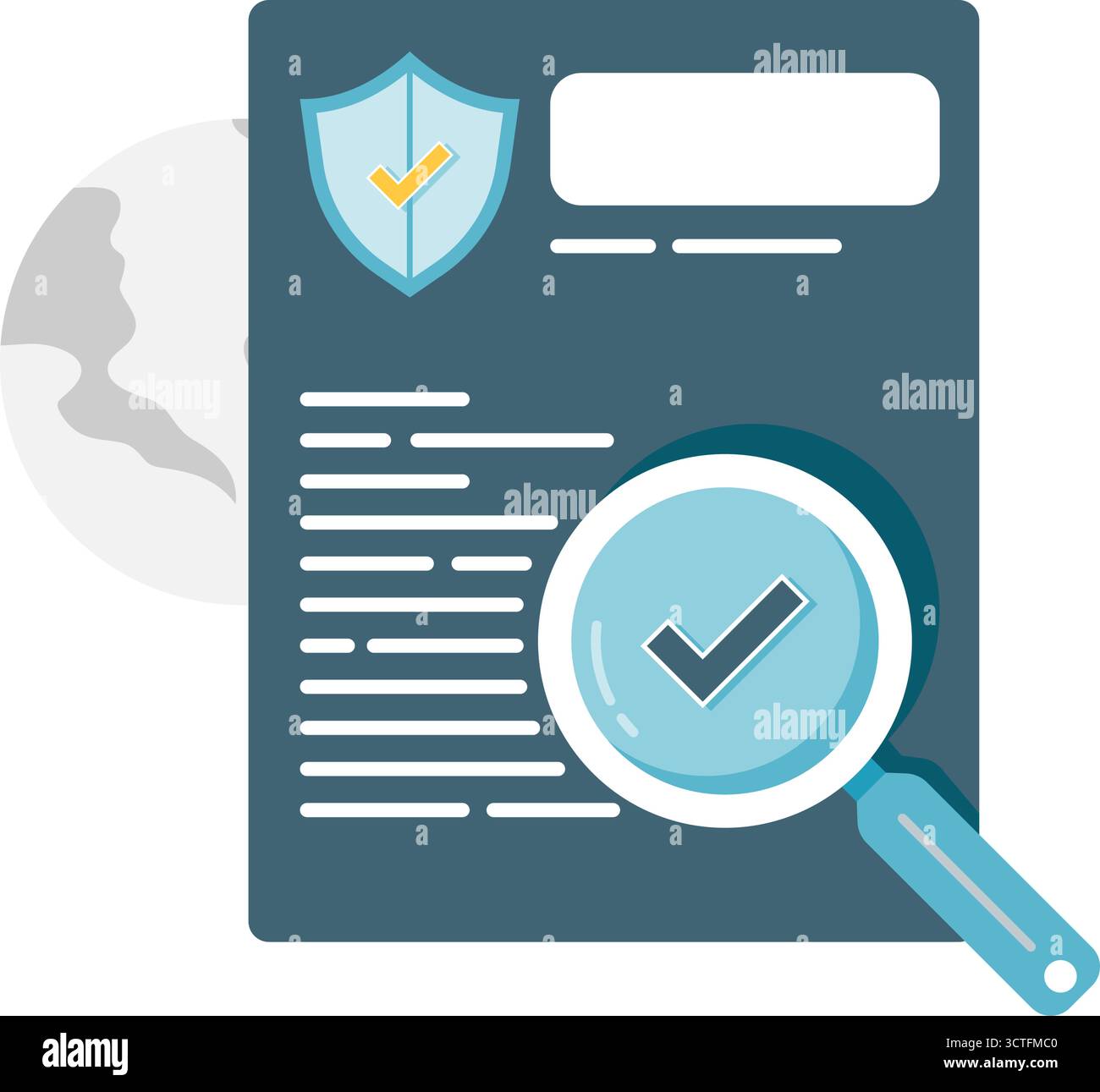 Document audit review inspection Stock Vector Images - Alamy