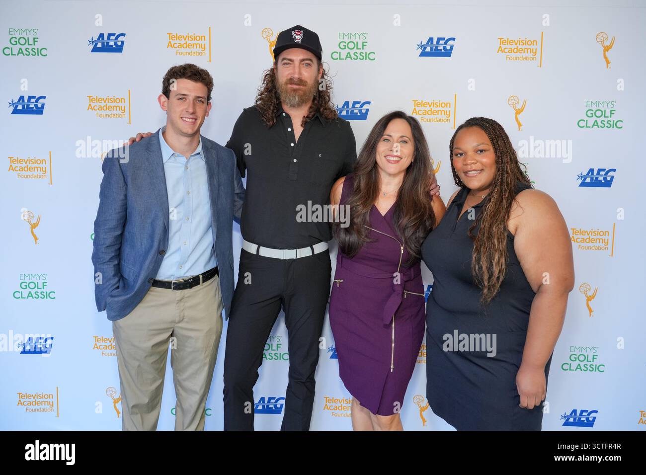 Simon Blaustein, from left, Rhett McLaughlin, Anna Vasquez, and Paris ...