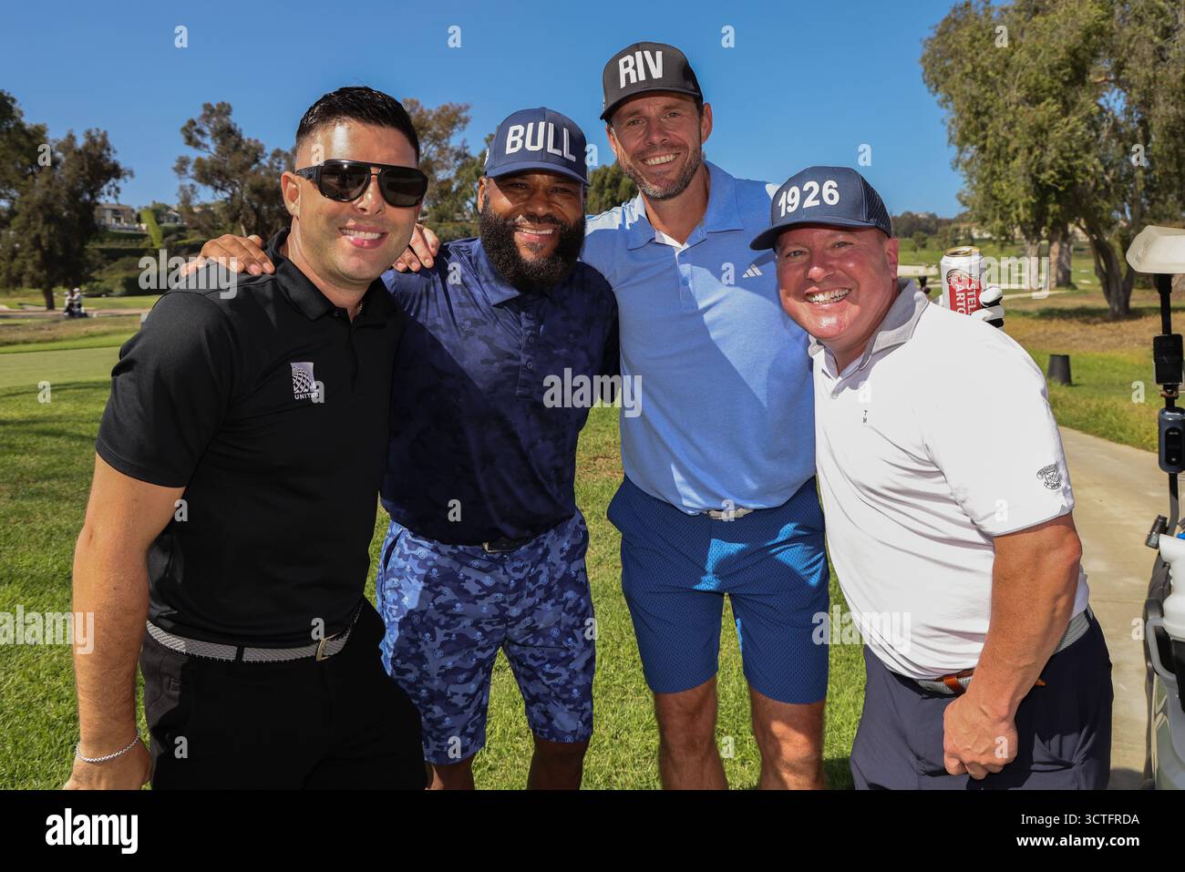 Marco Vezja, from left, Wes Kuehlewind, Anthony Anderson and Andy Baum ...