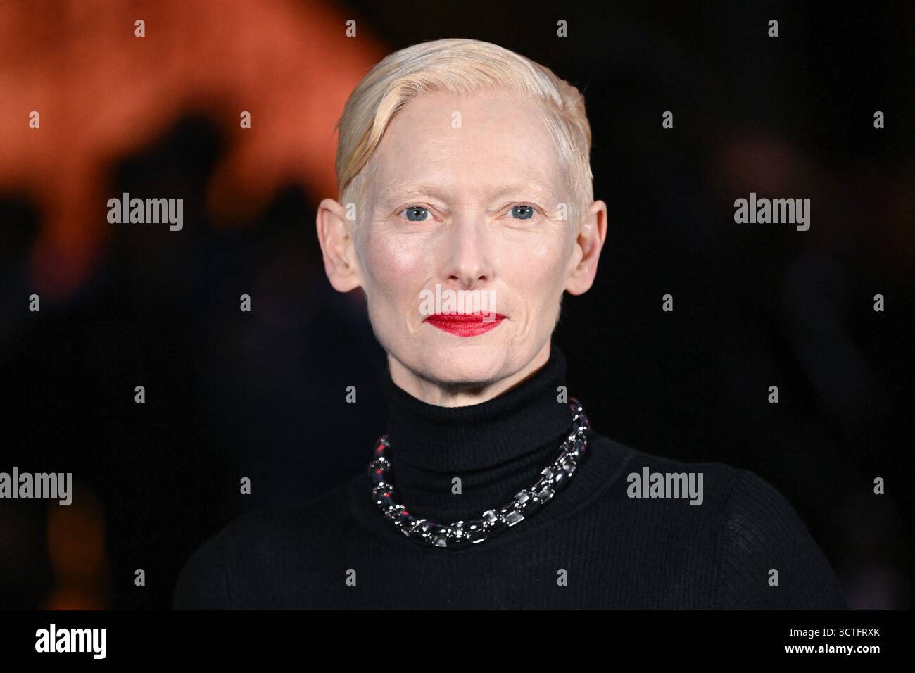 Tilda Swinton attending the Chanel Womenswear Spring/Summer 2026 show ...