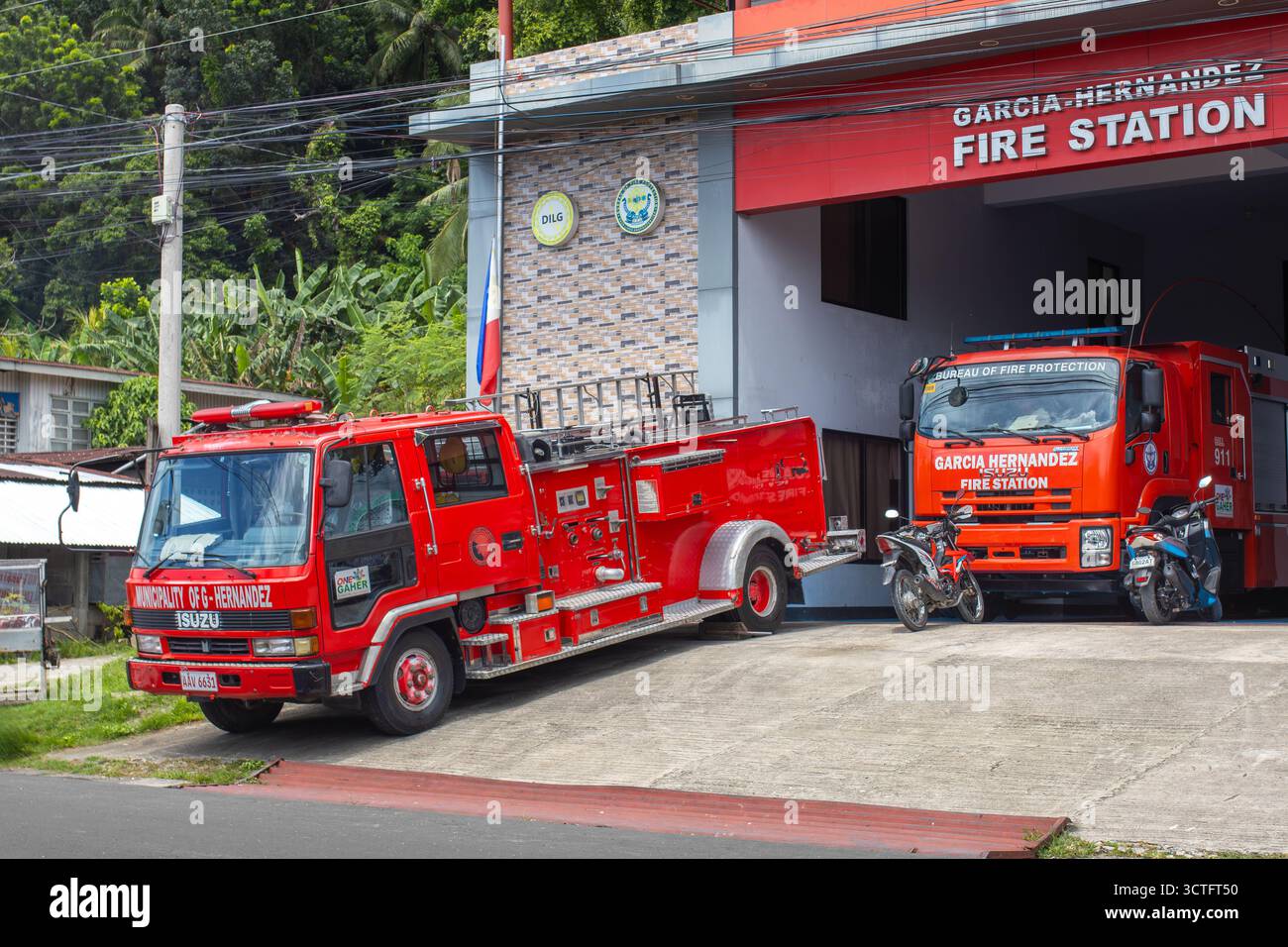Bureau of Fire Protection station in Garcia-Hernandez, Bohol ...