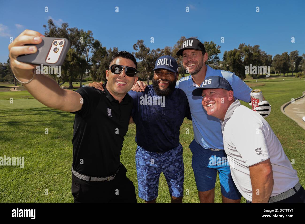 Marco Vezja, from left, Anthony Anderson, Wes Kuehlewind, and Andy Baum ...