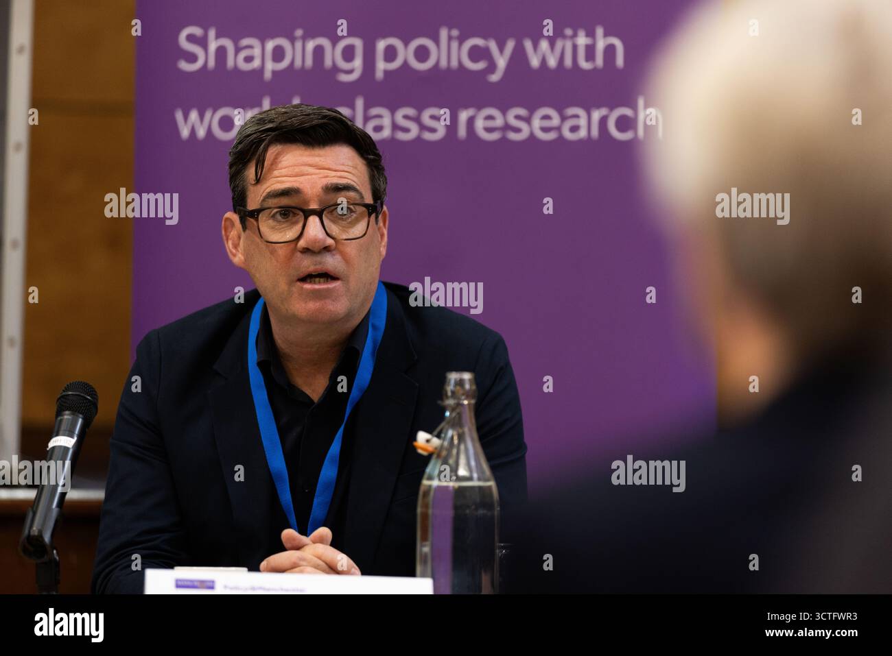 Manchester, UK. 06 OCT, 2025. Andy Burnham, Mayor of Greater Manchester ...