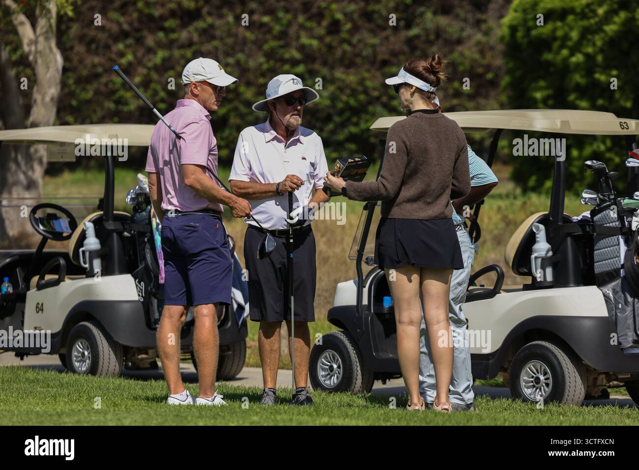 Chad Tully, from left, Royce Hall and Richard Karn at the 25th Emmys ...