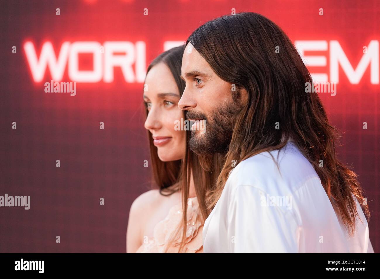 Emma Ludbrook, left, and Jared Leto arrive at the premiere of "Tron ...