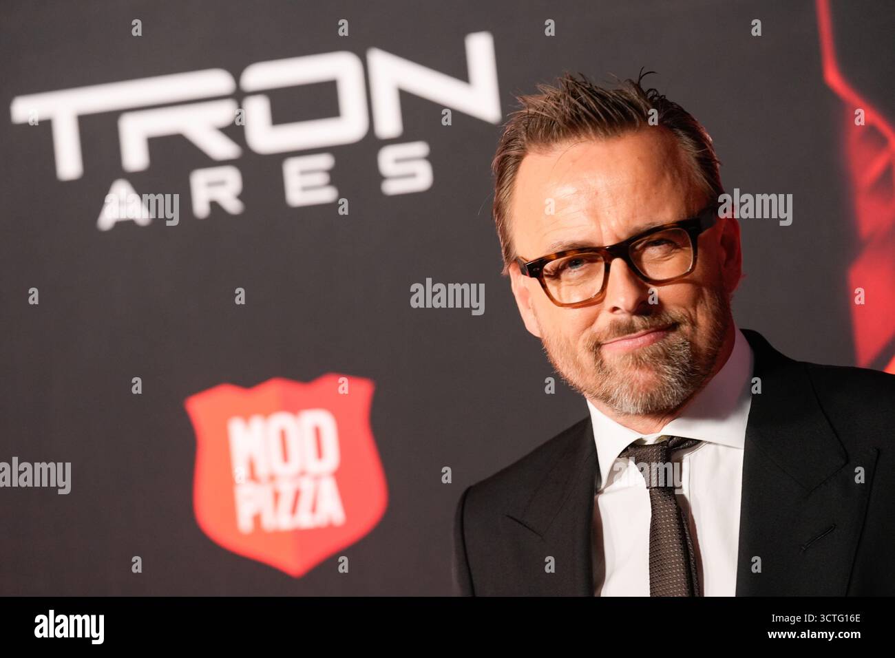 Joachim Rønning arrives at the premiere of "Tron: Ares" on Monday, Oct ...