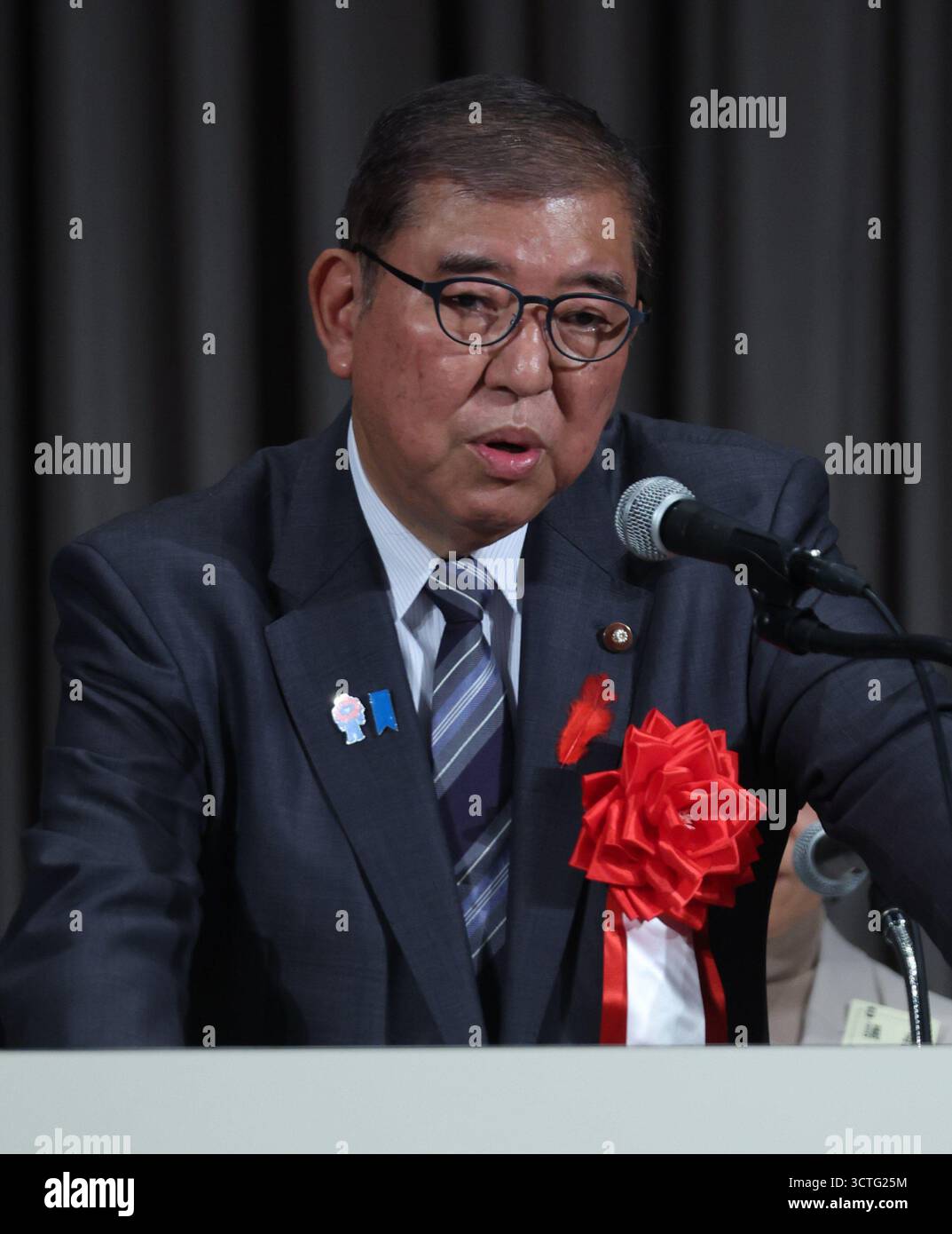 Japan's Prime Minister Shigeru Ishiba attends Japanese Trade Union ...