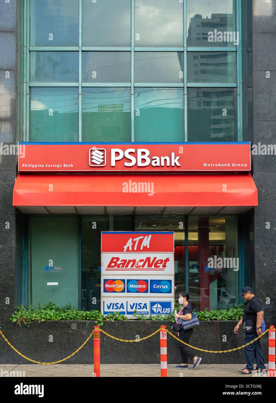 Philippine Savings Bank, PSBank branch and atm poster, Manila ...