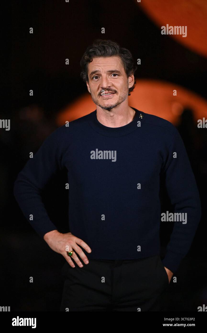 Pedro Pascal attends the Chanel Womenswear Spring/Summer 2026 show as ...