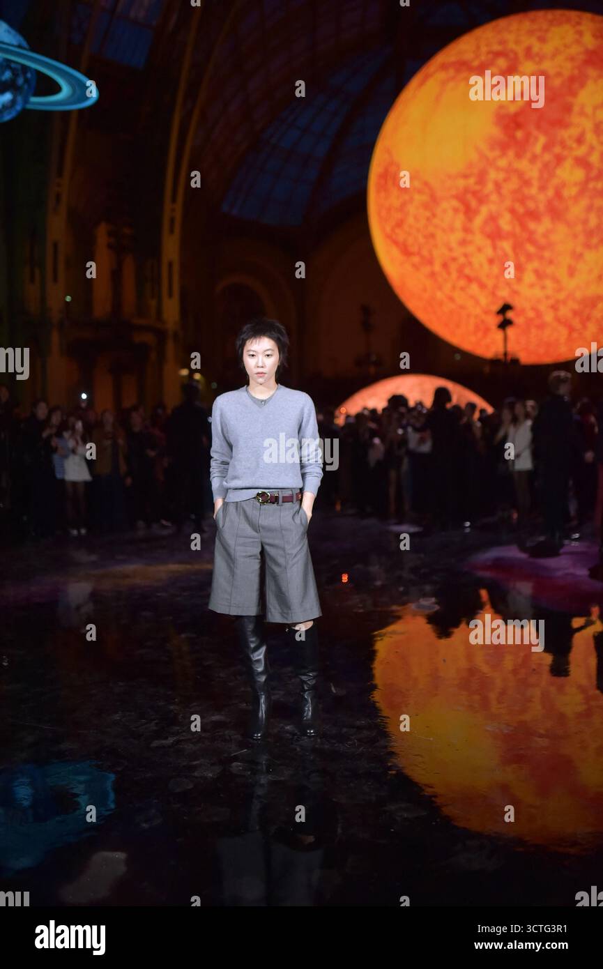 Leah Dou attends the Chanel Womenswear Spring/Summer 2026 show as part ...