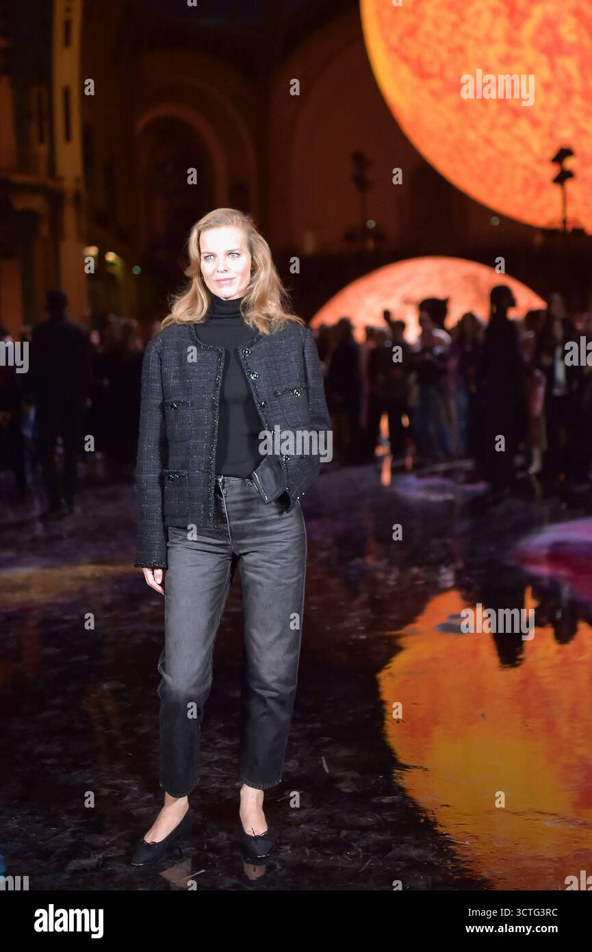 Eva Herzigova attends the Chanel Womenswear Spring/Summer 2026 show as ...