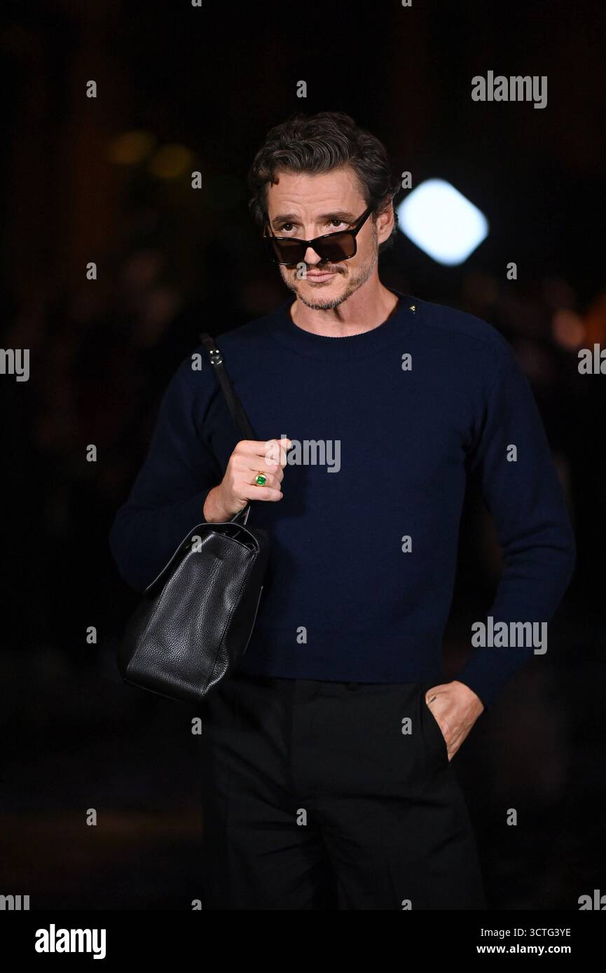 Pedro Pascal attends the Chanel Womenswear Spring/Summer 2026 show as ...