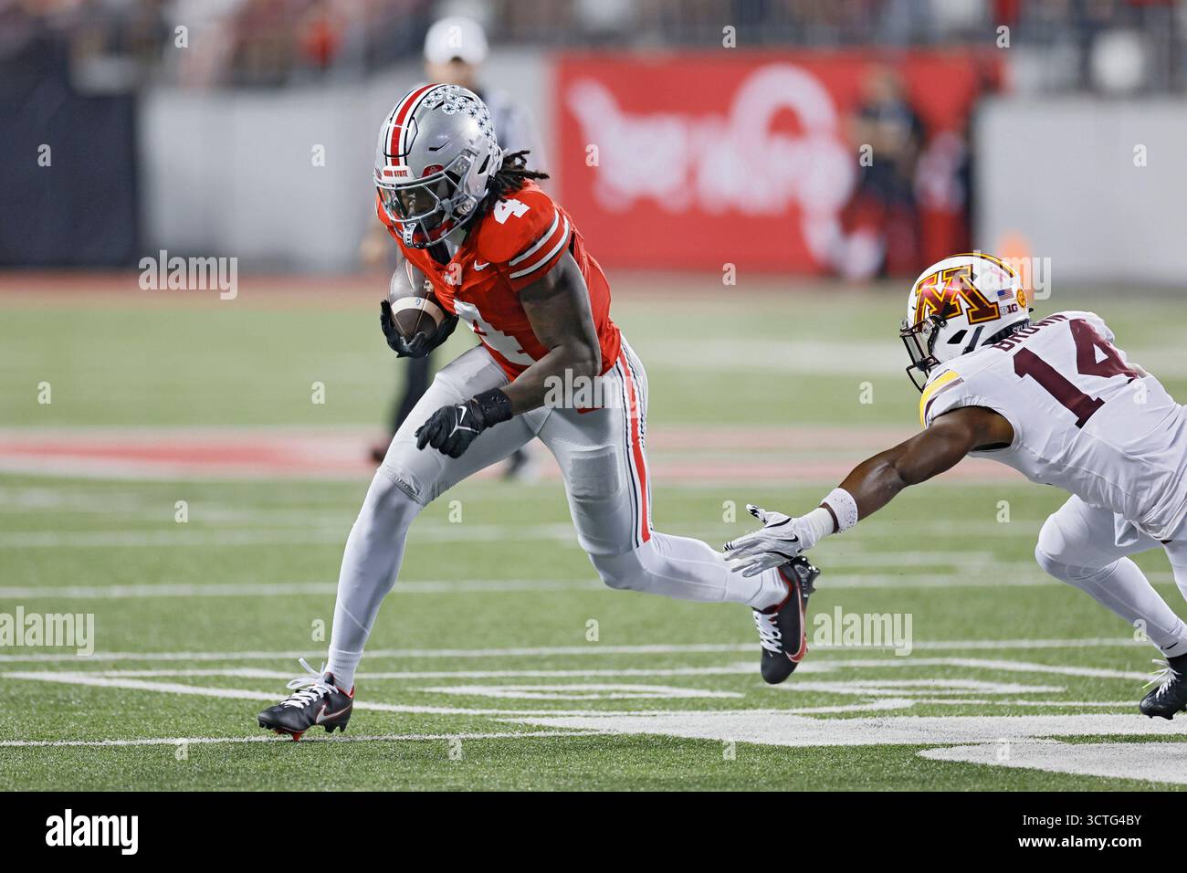 Ohio State receiver Jeremiah Smith plays against Ohio State during an ...