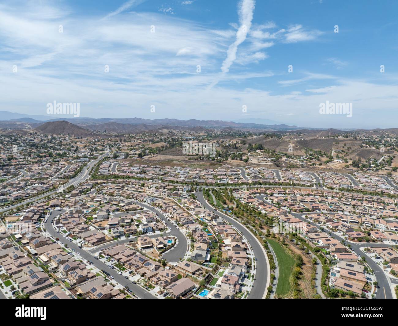 Flyover of menifee lakes hi-res stock photography and images - Alamy