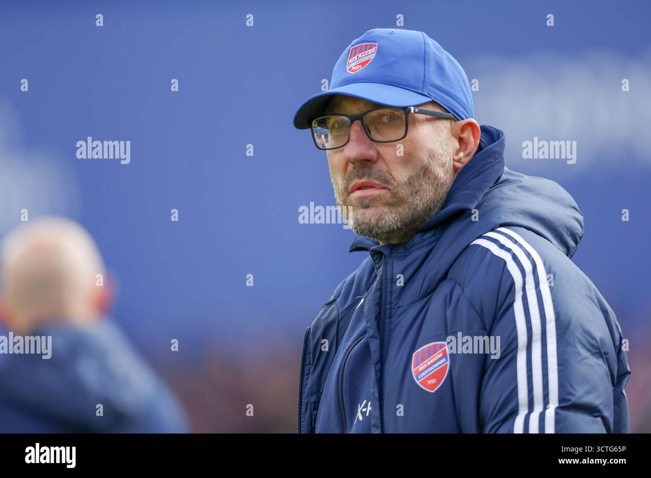 Czestochowa, Poland. 05th Oct, 2025. Coach Marek Papszun of Rakow Czestochowa seen during the ...