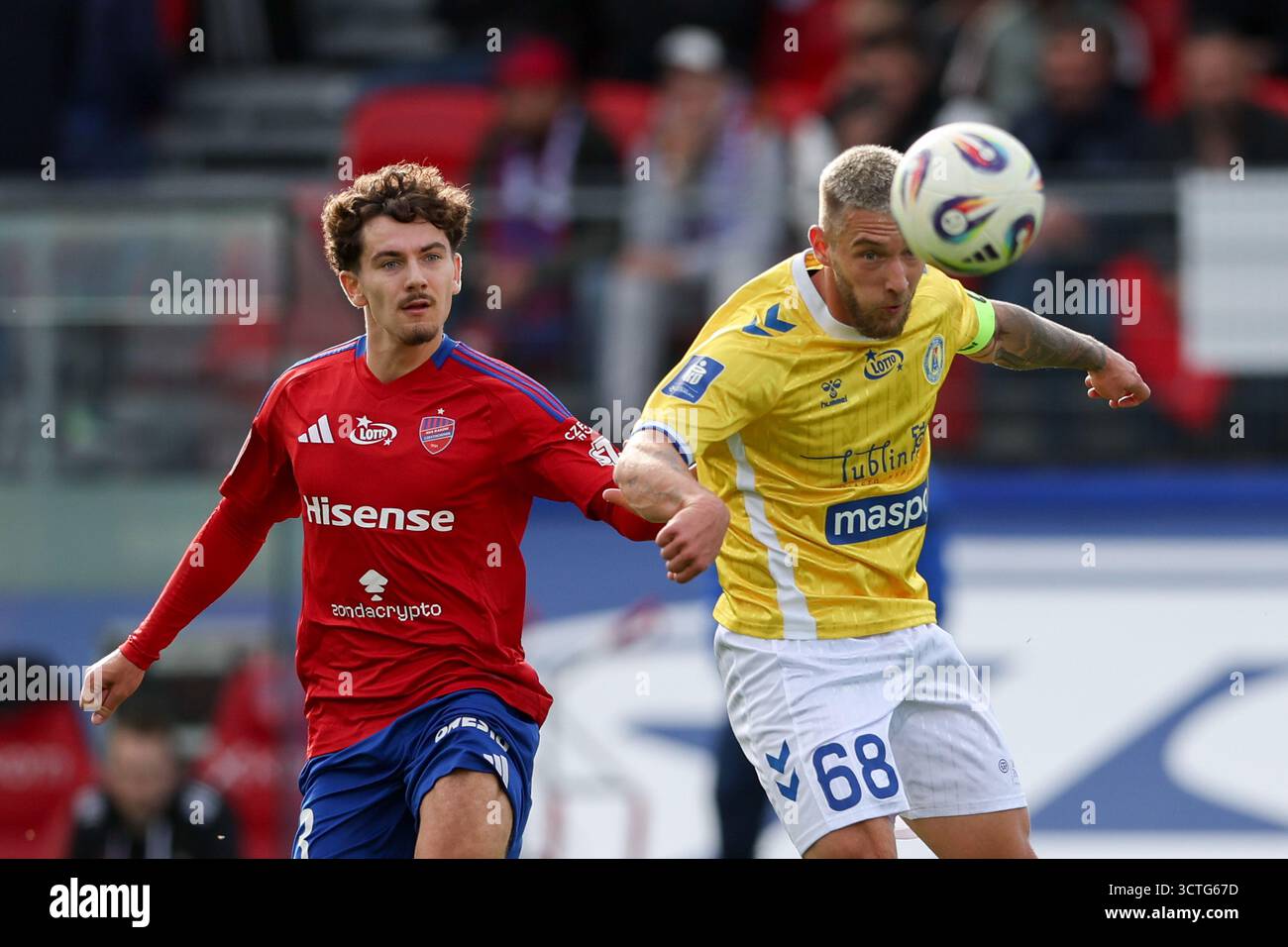 Czestochowa, Poland. 05th Oct, 2025. Karol Struski of Rakow Czestochowa ...