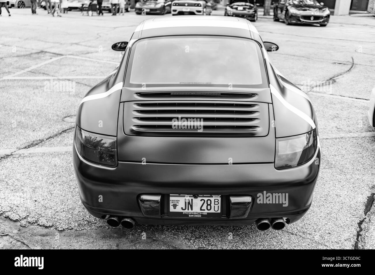 911 carrera 4 auto Black and White Stock Photos & Images - Alamy