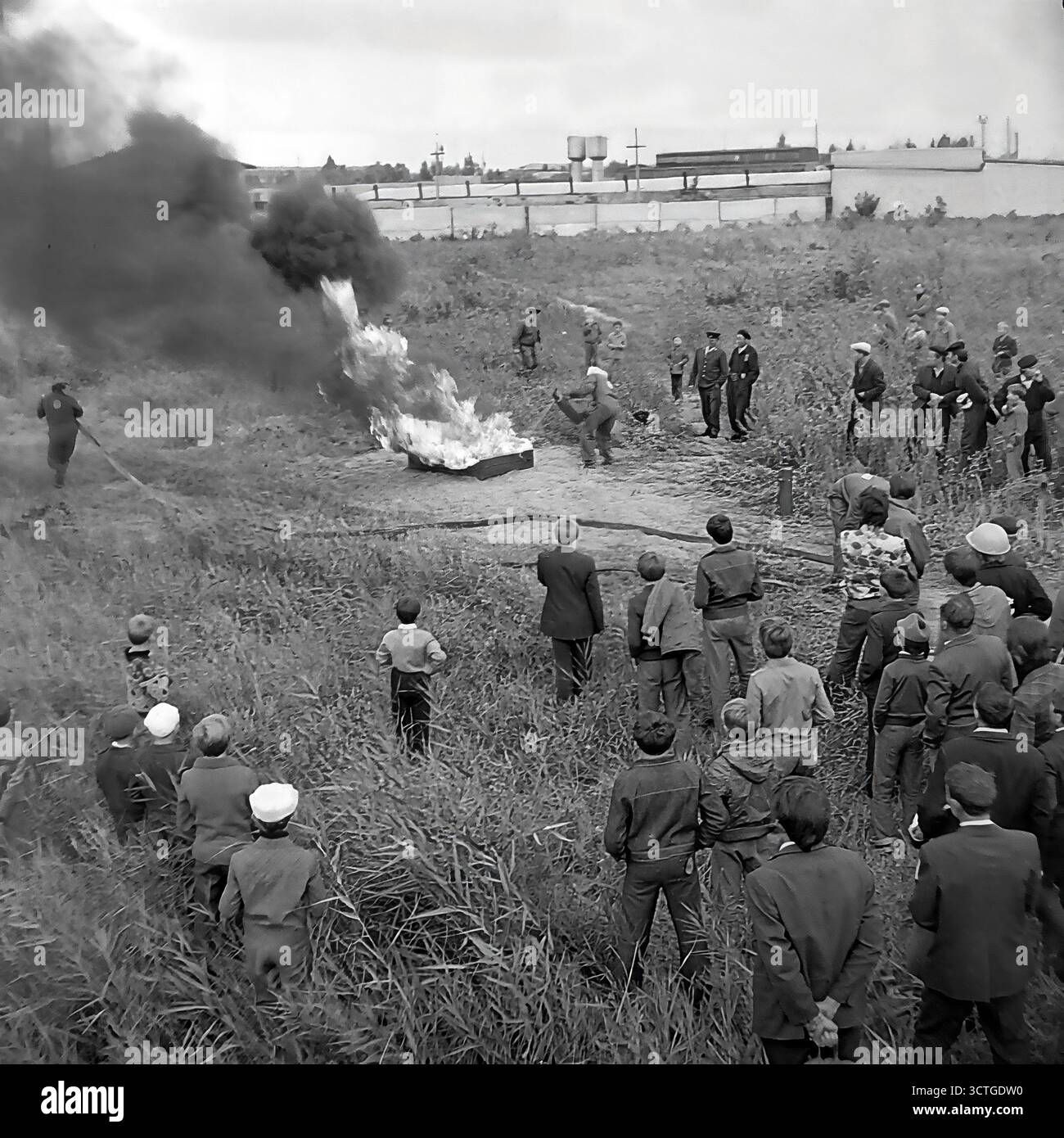 Firefighter training field hi-res stock photography and images - Alamy