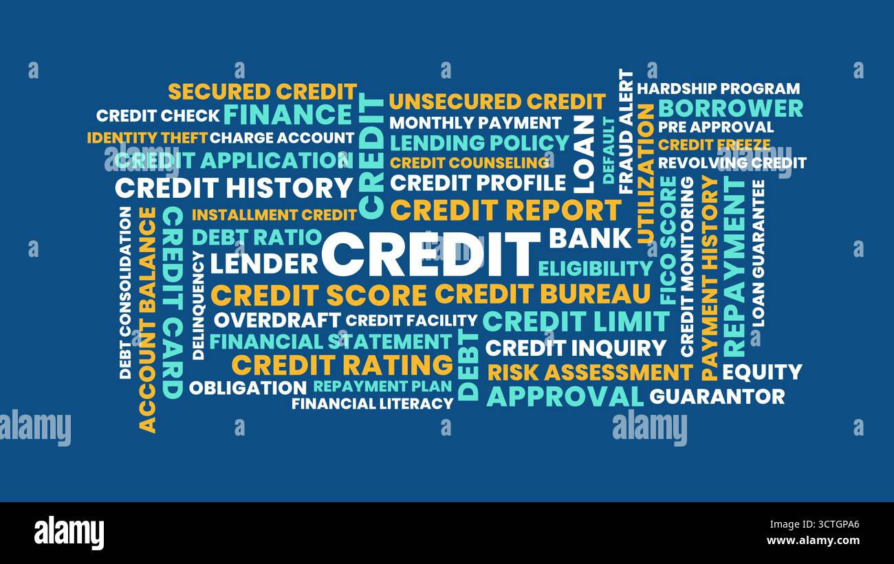 Credit bureau word Stock Vector Images - Alamy