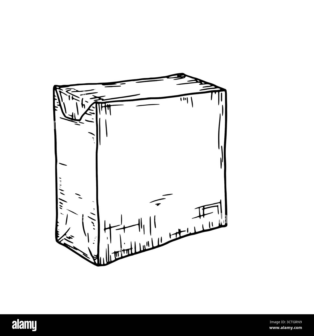 Vector cardboard boxes shopping Stock Vector Images - Alamy