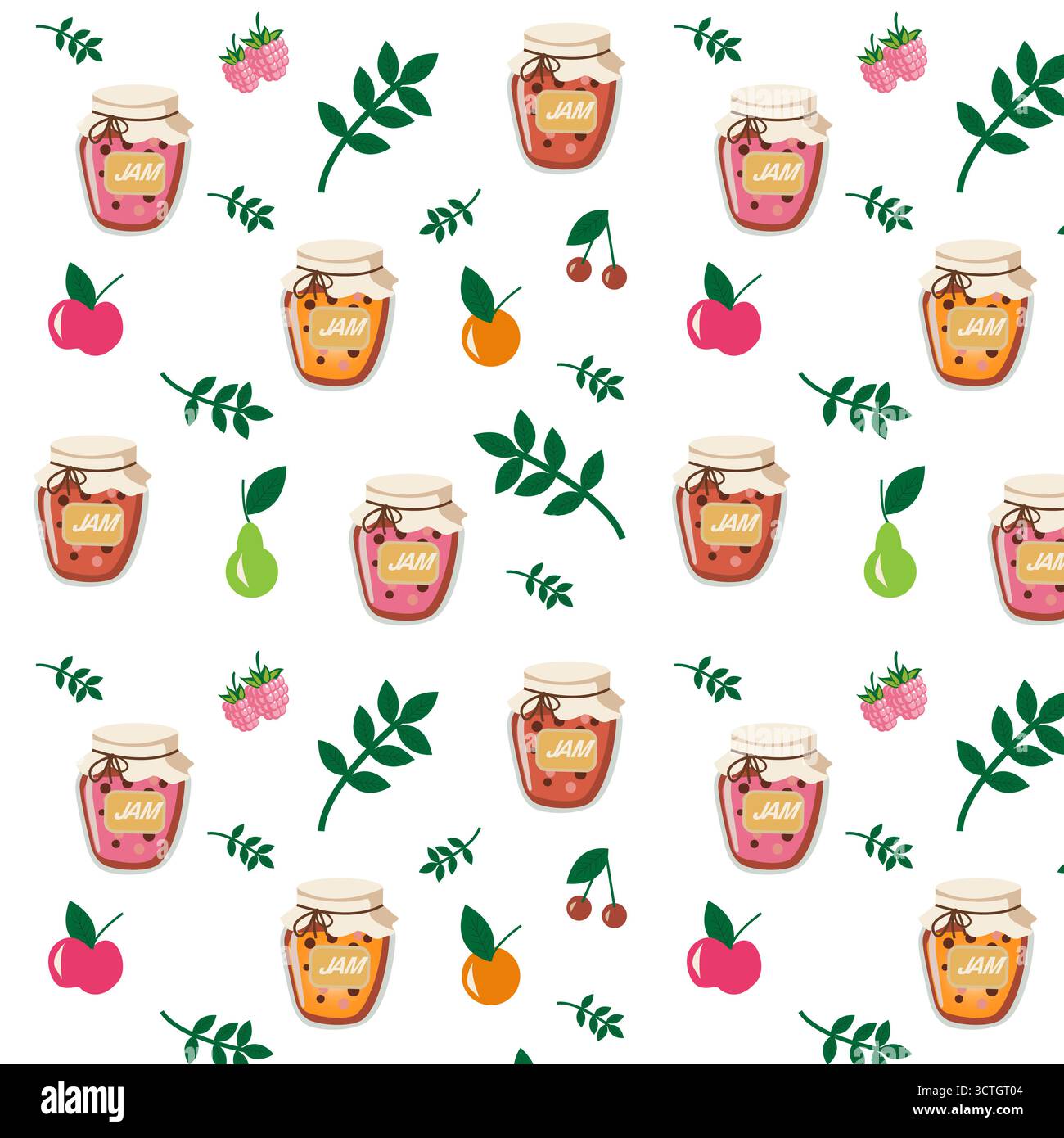 Homemade food in jars Stock Vector Images - Alamy