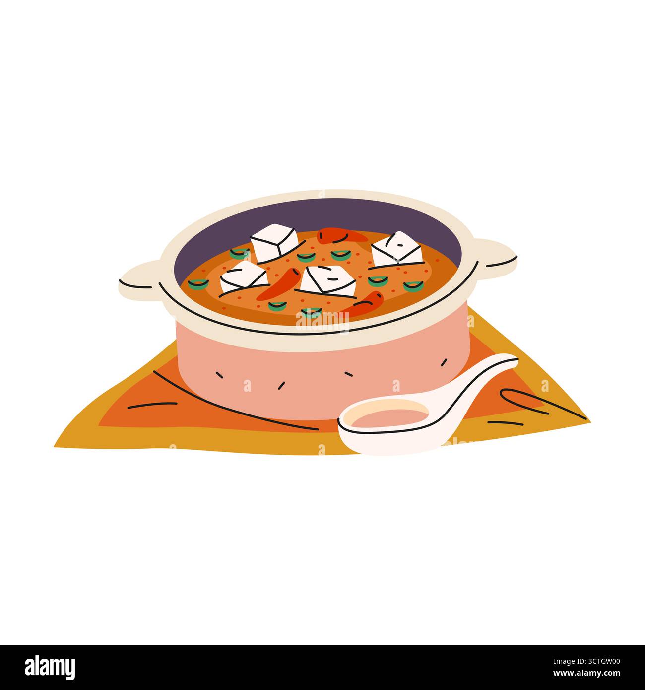 Chinese hotpot restaurant Stock Vector Images - Alamy
