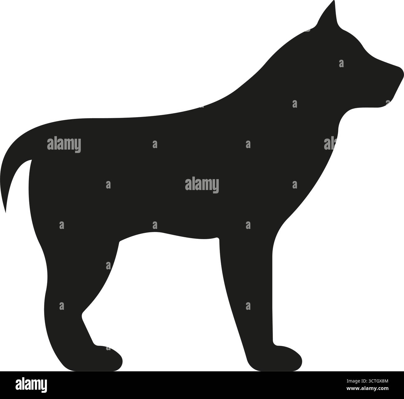 Loyal pet symbol Stock Vector Images - Alamy