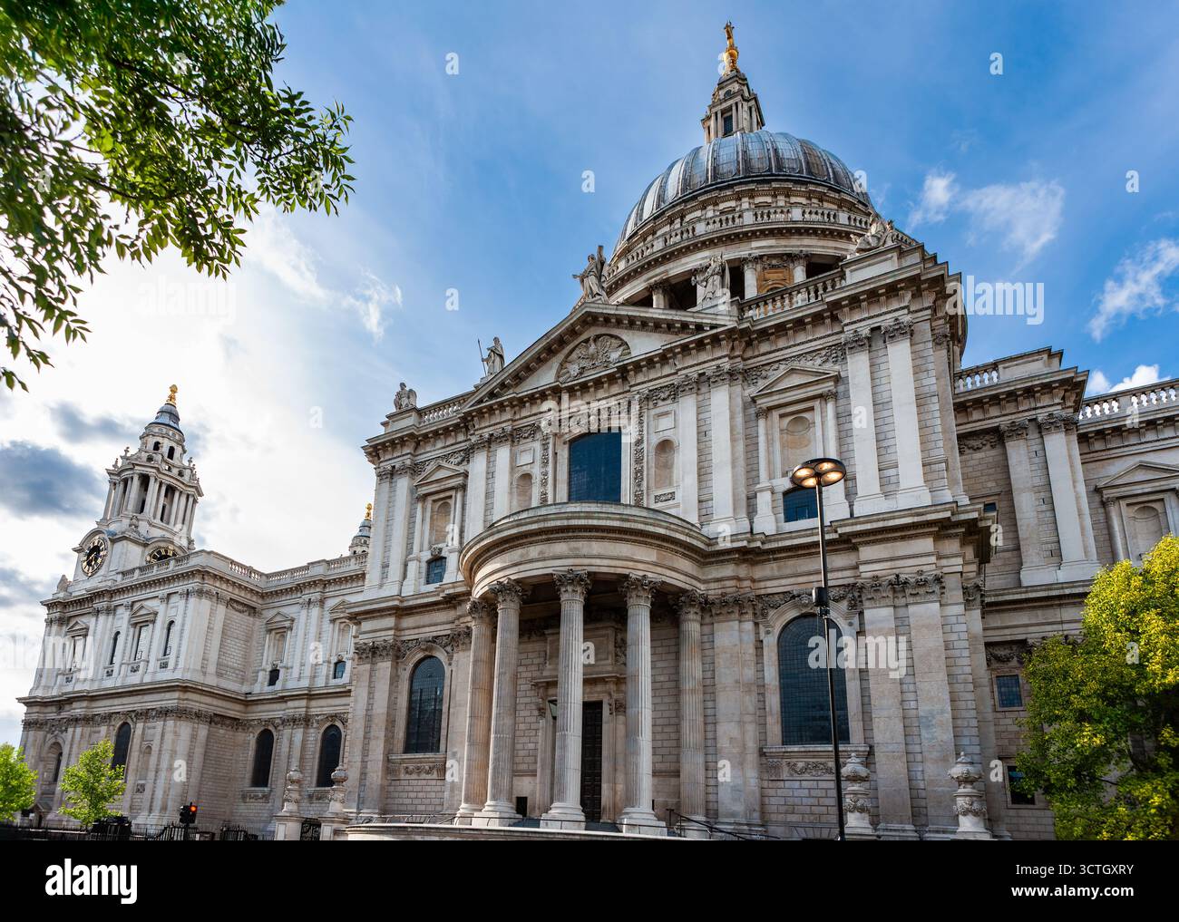 St. Paul's Cathedral, London, United Kingdom. South side of the ...