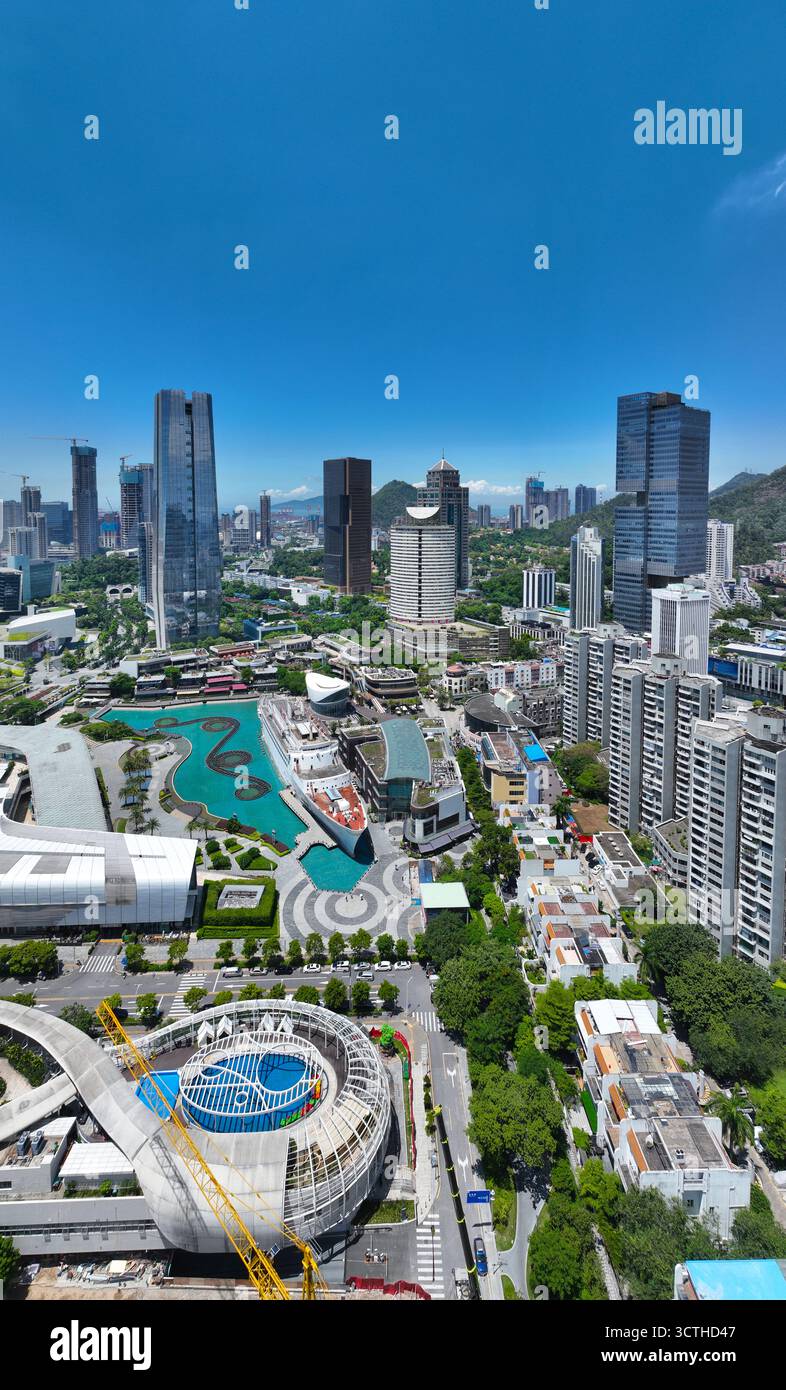 Aerial Photography of the Sea World at N ü wa Coastal Park in Shekou ...