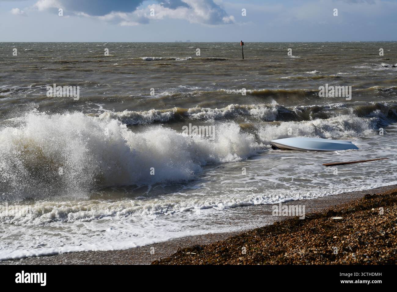 Boat overturned extreme weather on hi-res stock photography and images ...