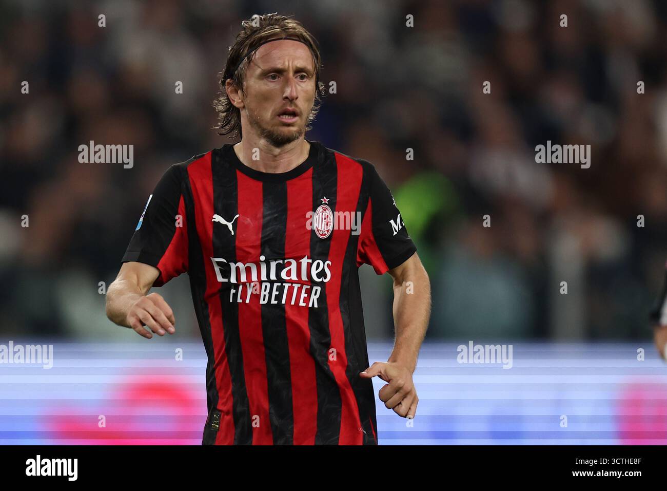 Luka Modric of Ac Milan looks on during the Serie A match beetween ...