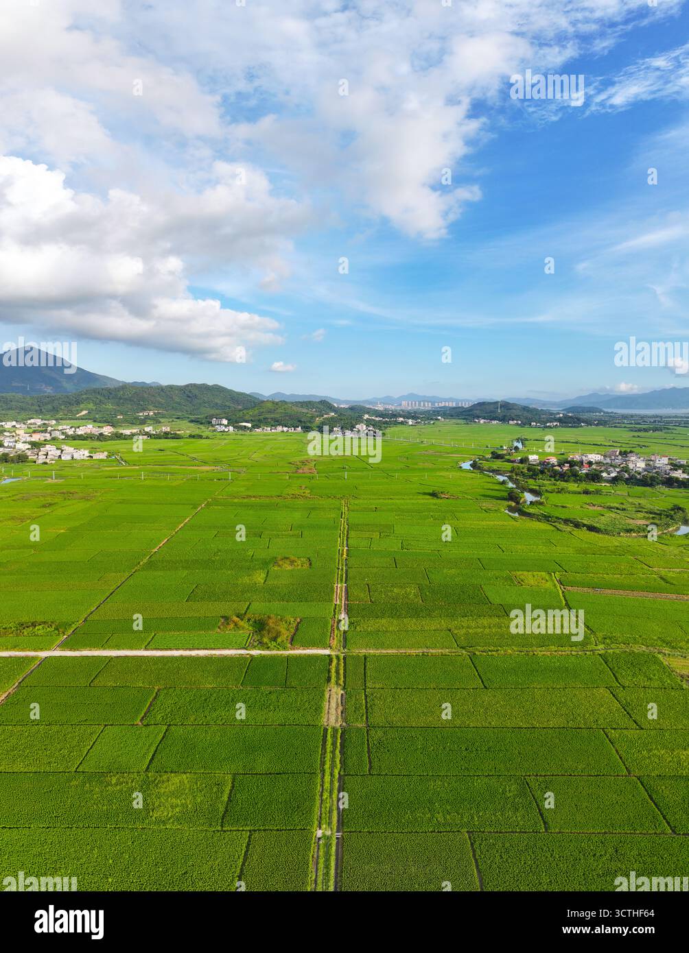 Aerial photography of Renshan Town, Huidongnan Station, Xiamen Shenzhen ...