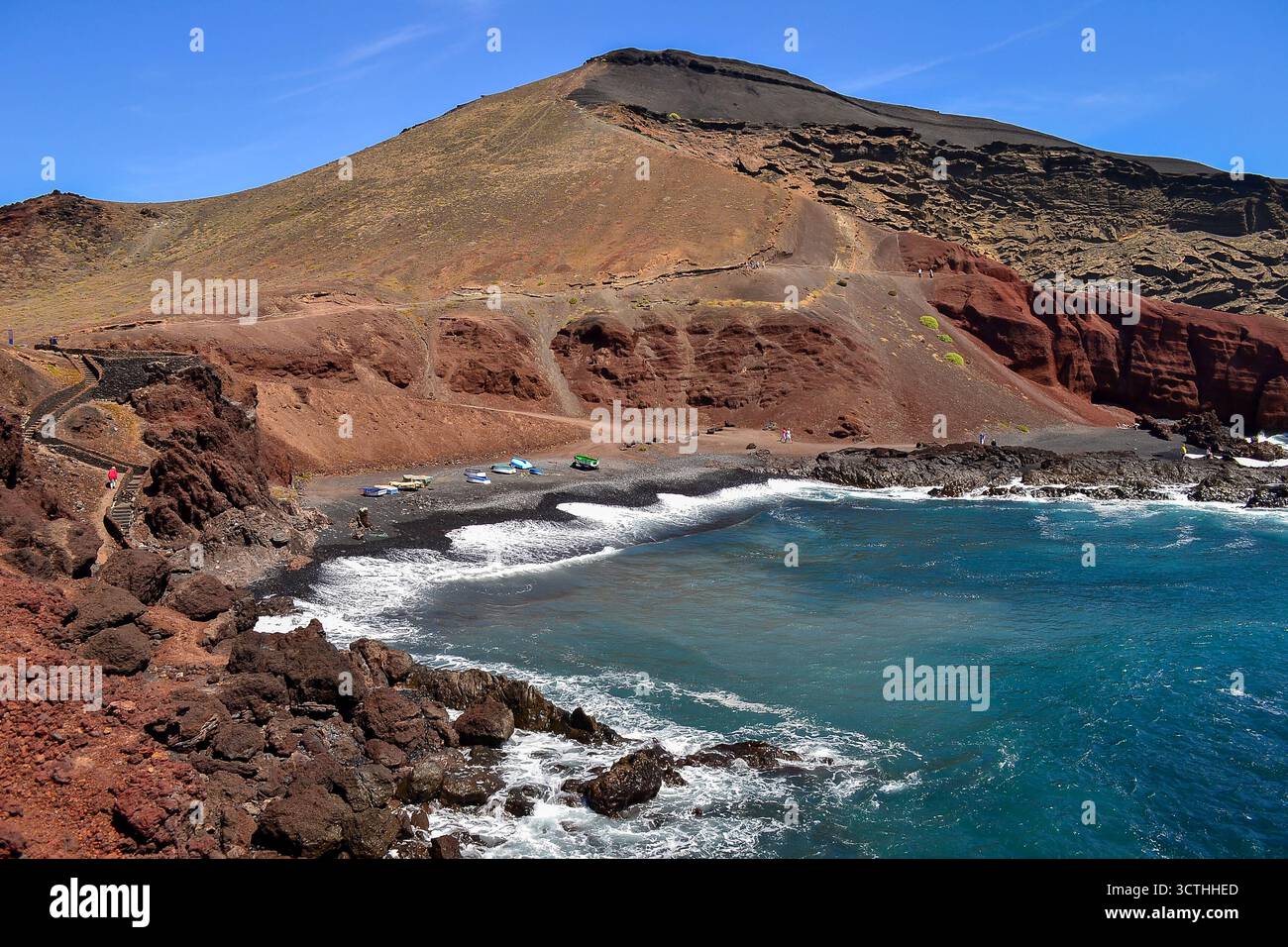 Volcanic crater atlantic ocean near hi-res stock photography and images ...