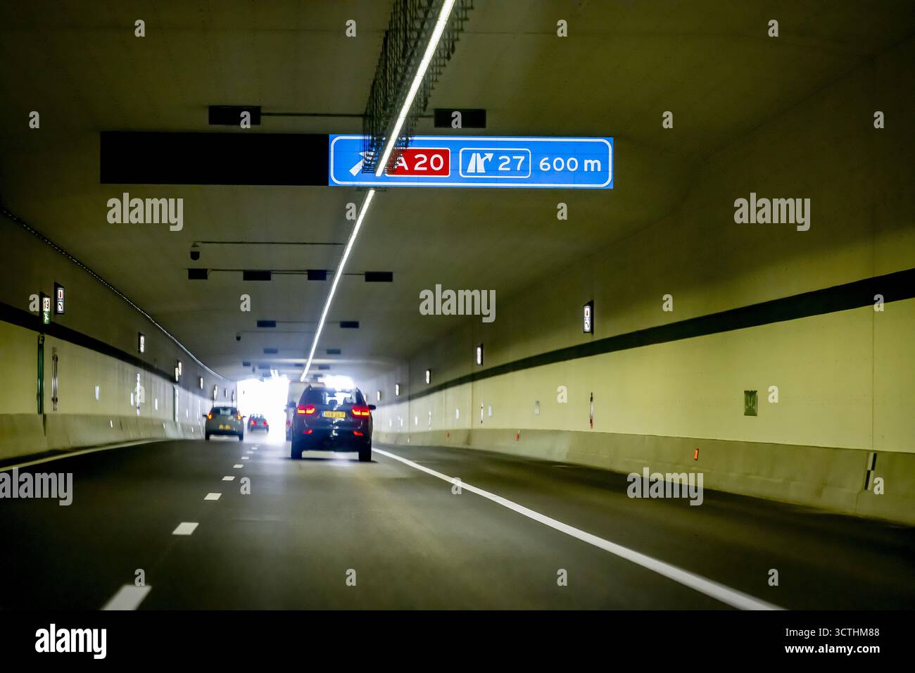 ROTTERDAM - The new A16 motorway in Rotterdam towards Dordrecht/Breda ...