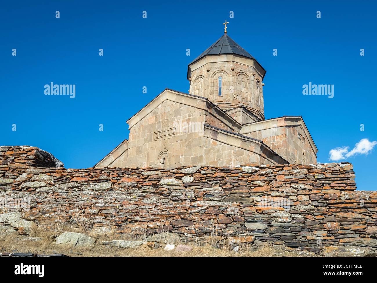 Tsminda Sameba - Trinity Church in Gergeti village near Stepantsminda ...